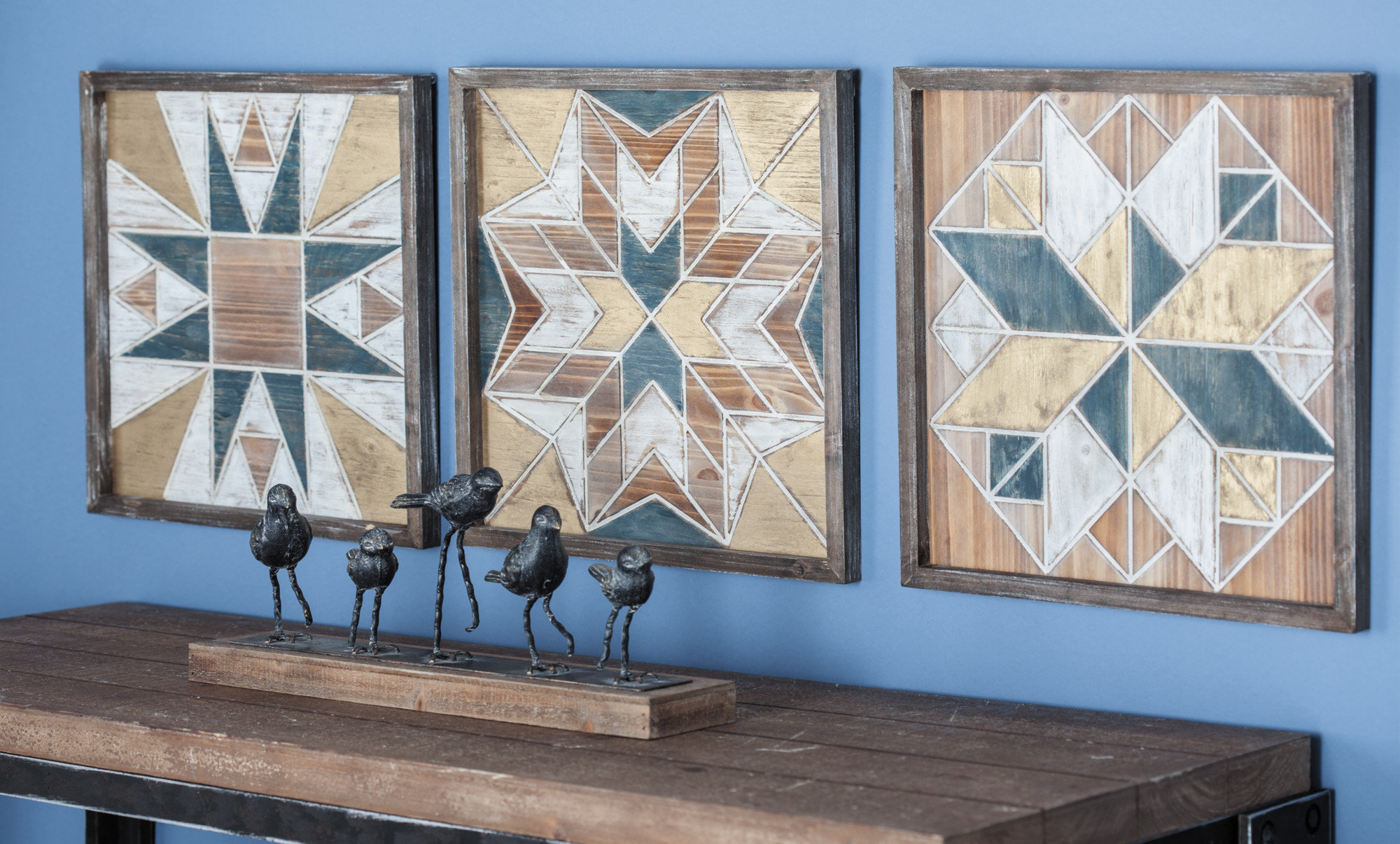 Union Rustic Piece Wood Wall Décor Set & Reviews - Wayfair Canada