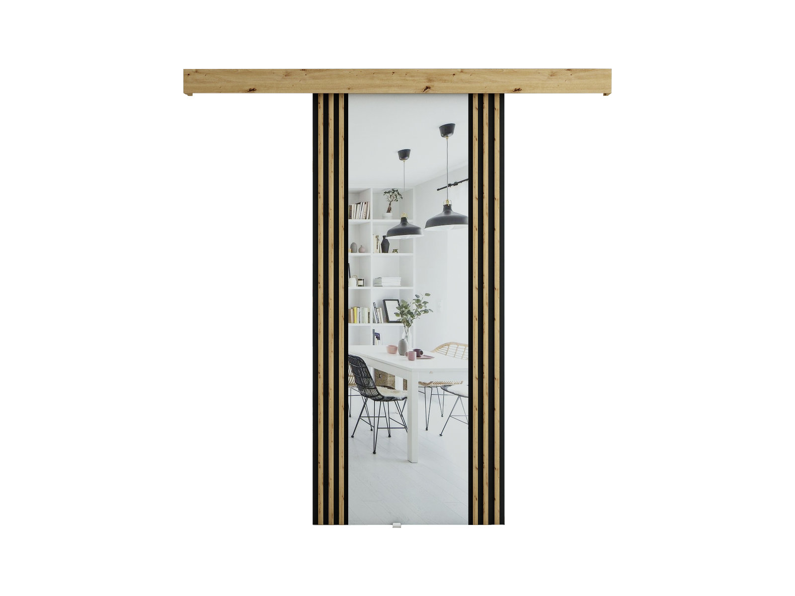 Ebern Designs Henzlee Sliding Doors Laminate | Wayfair.co.uk