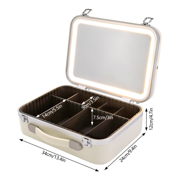 Ebern Designs Daffron Makeup Organizer & Reviews | Wayfair