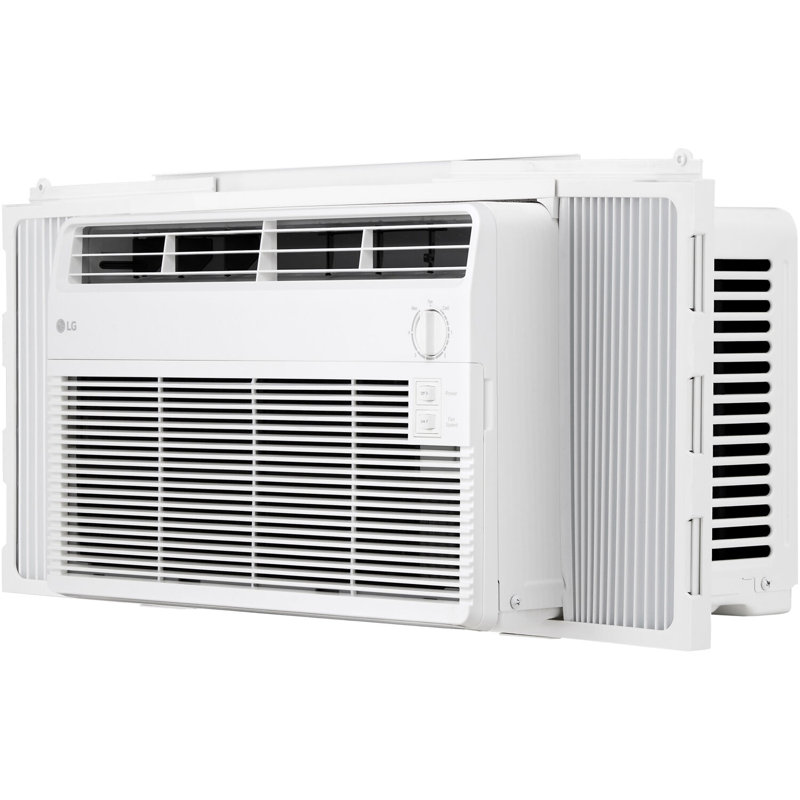 LG 5000 BTU Window Air Conditioner for up to 150 Sq. Ft. with 2 Cooling ...