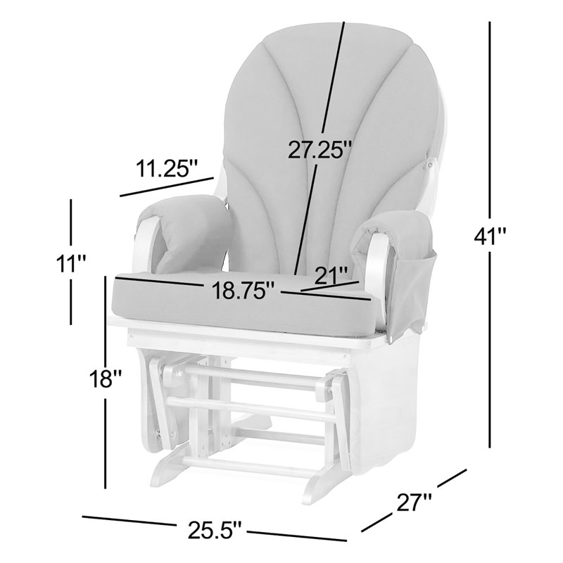 Foundations Lullaby Rocker Glider Chair & Reviews - Wayfair Canada