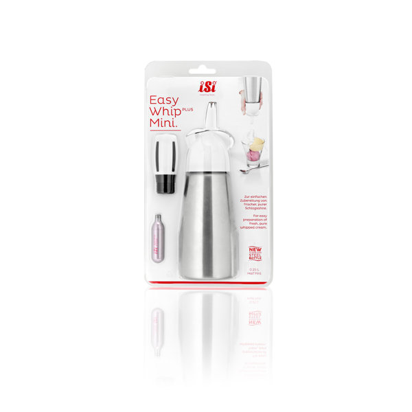 iSi North America Isi Easy Whip Plus Mini Whipped Cream Maker, In ...