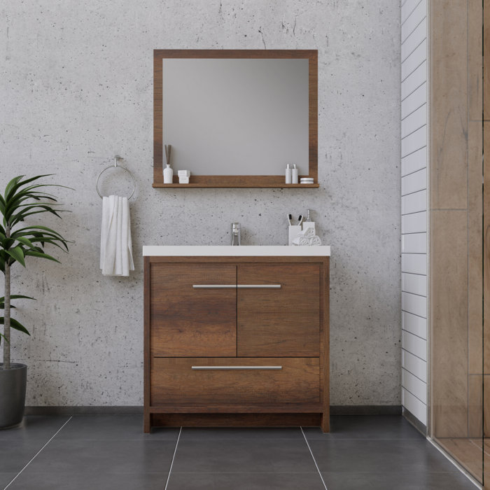 Feike 60 Single Bathroom Vanity Set at Eva Hugo blog