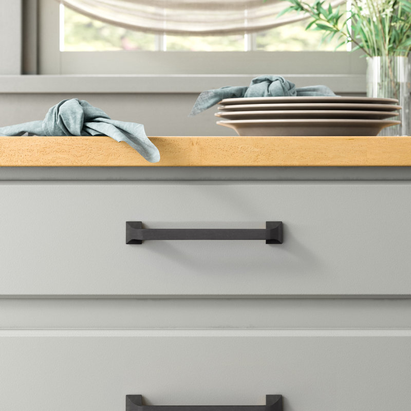 Forge Kitchen Cabinet Handles, Solid Core Drawer Pulls for Cabinet ...