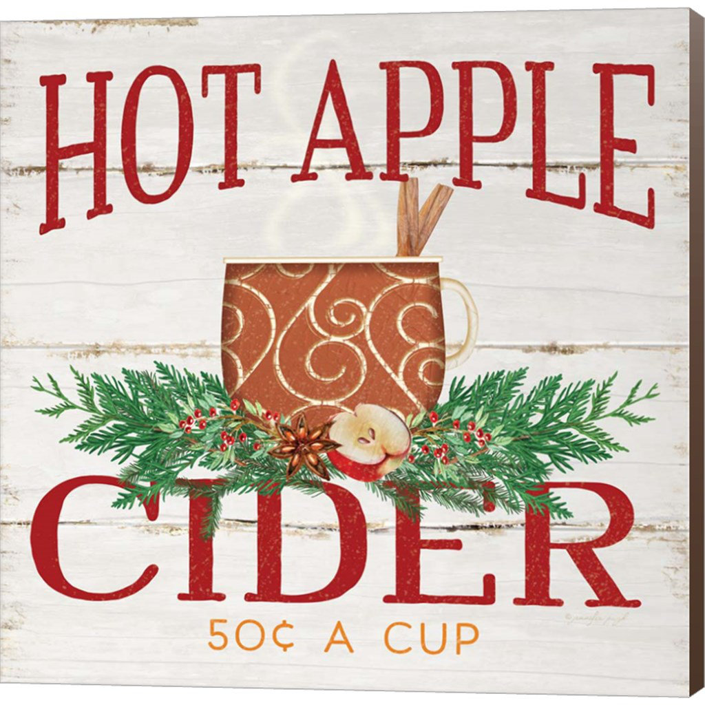 The Holiday Aisle® Hot Apple Cider by Jennifer Pugh - Wrapped Canvas ...