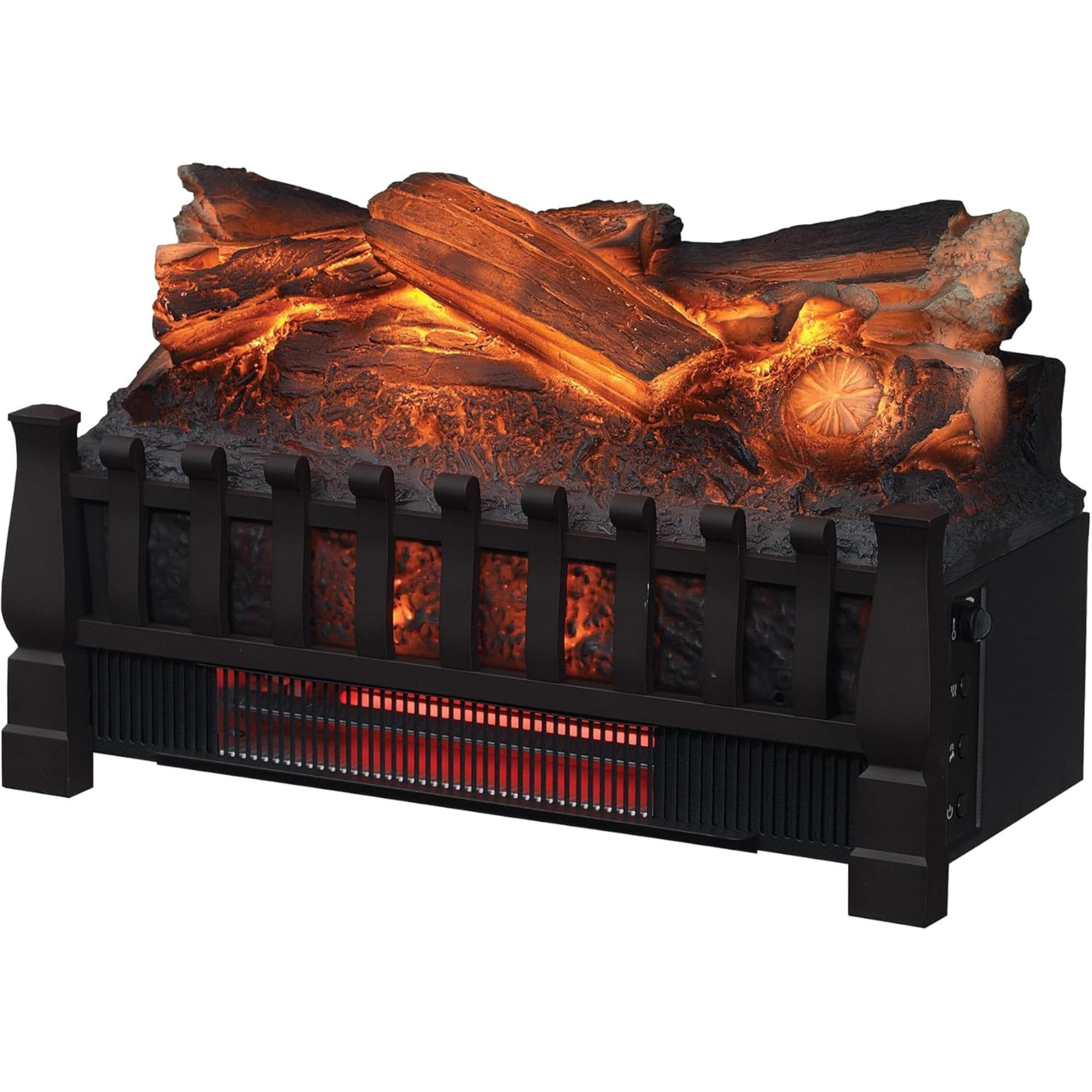 Charlton Home® Electric Set Sq Ft Heater Faux Insert With Infrared ...