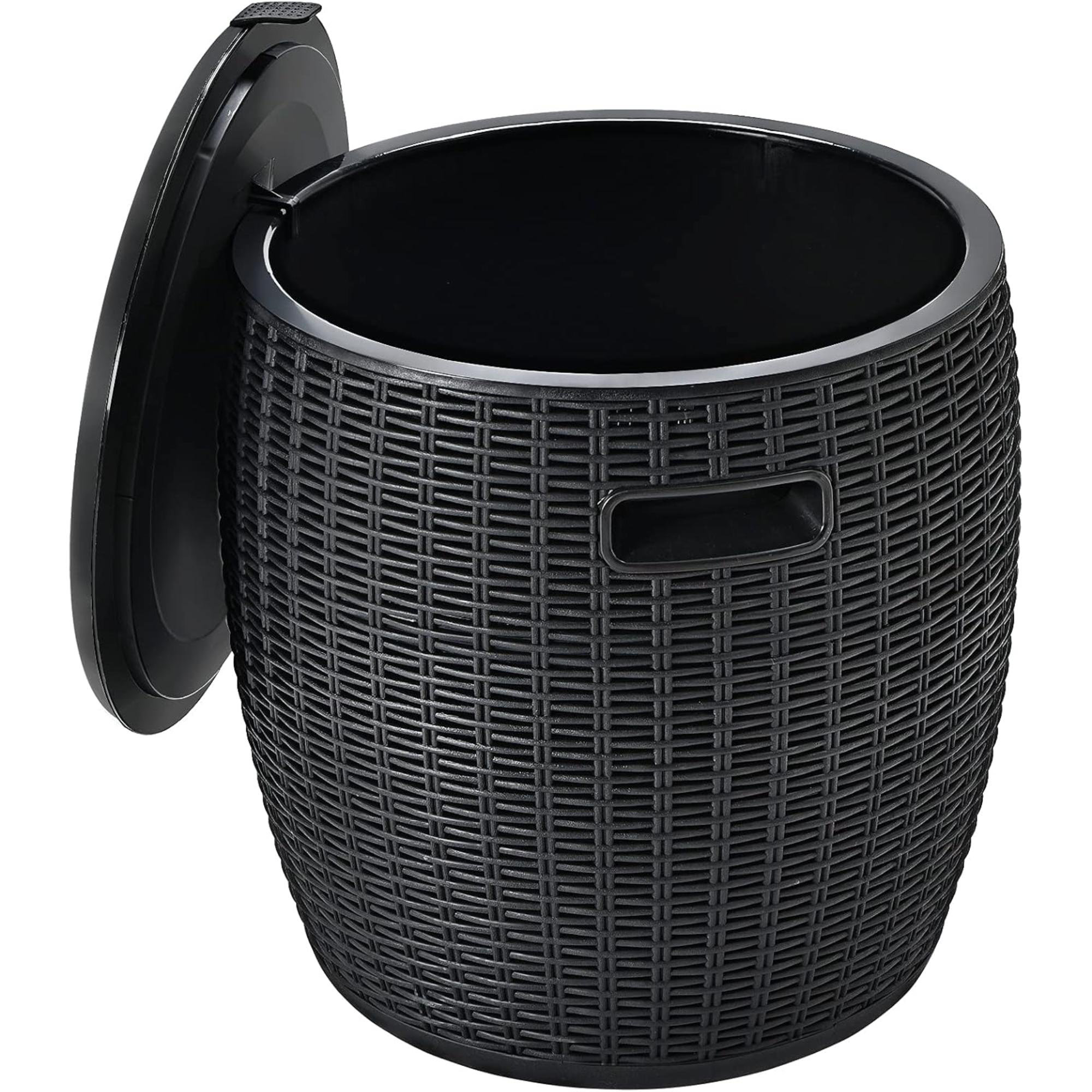 Hokku Designs Bar Table Patio Wicker Ice Cool Bar Table Outdoor Rattan ...