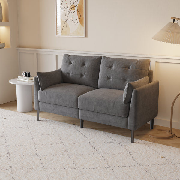 Wrought Studio Hartina 57.5'' Upholstered Sofa - Wayfair Canada