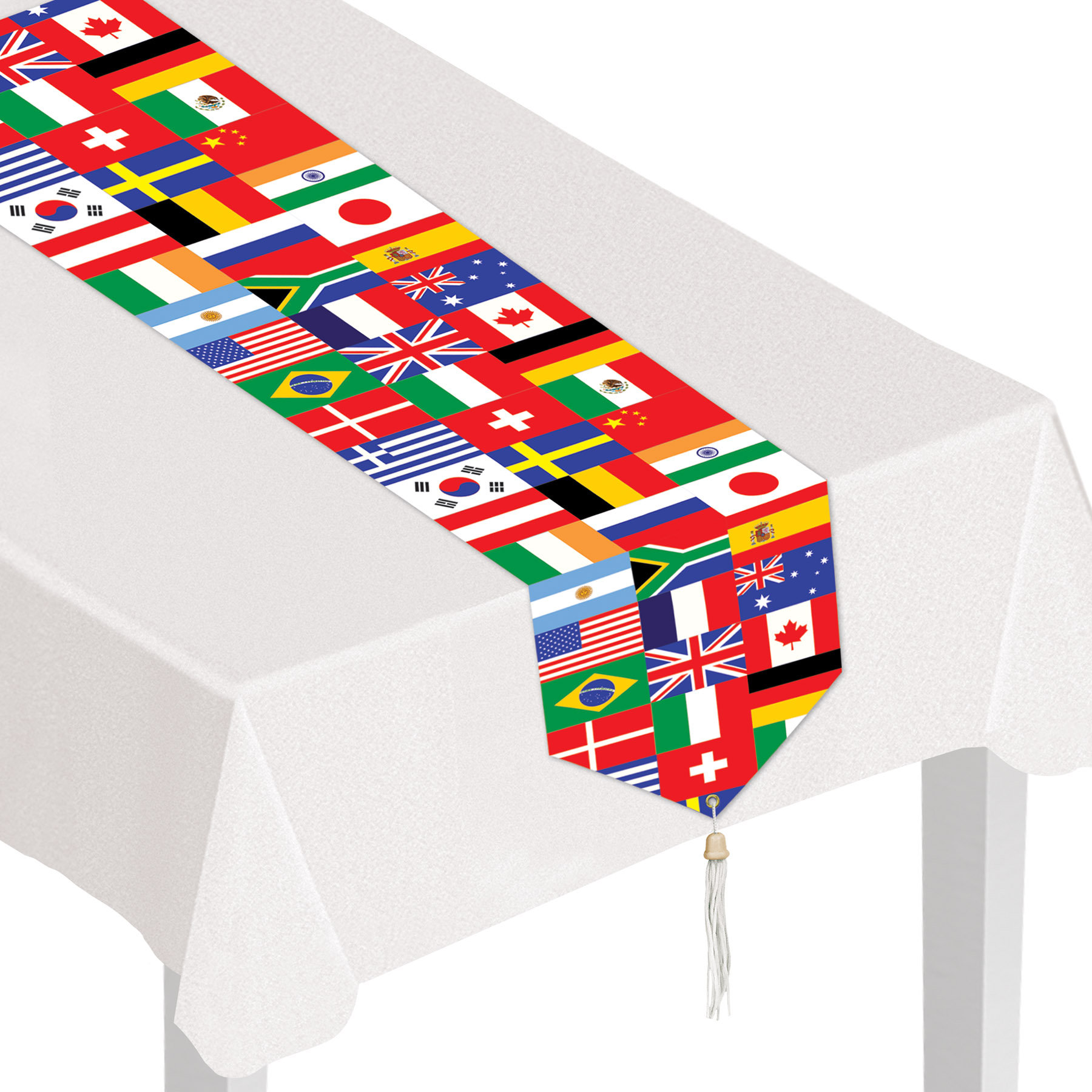 Beistle Printed International Flag Table Runner - Wayfair Canada