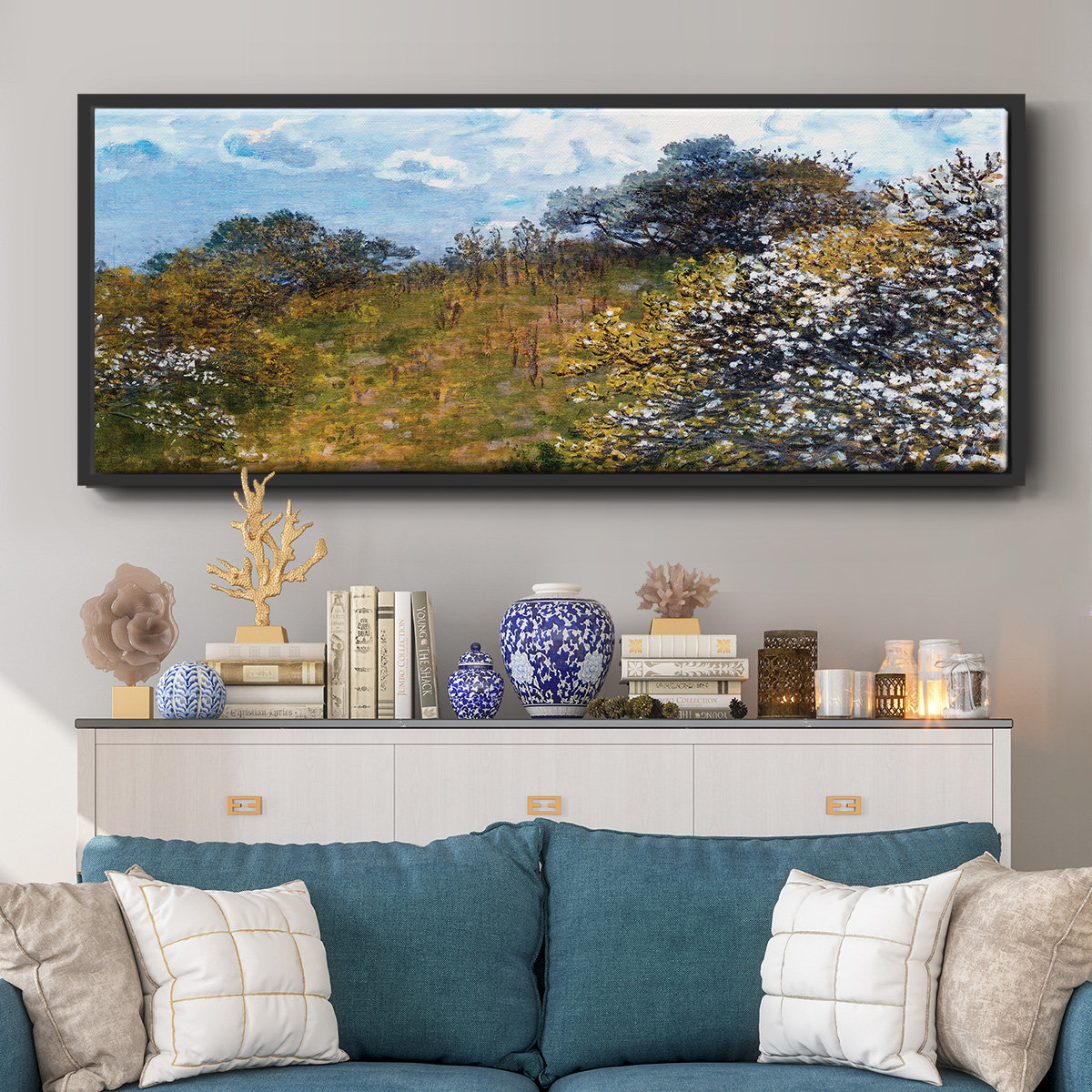 Wexford Home Springtime, 1873- Framed Canvas | Wayfair