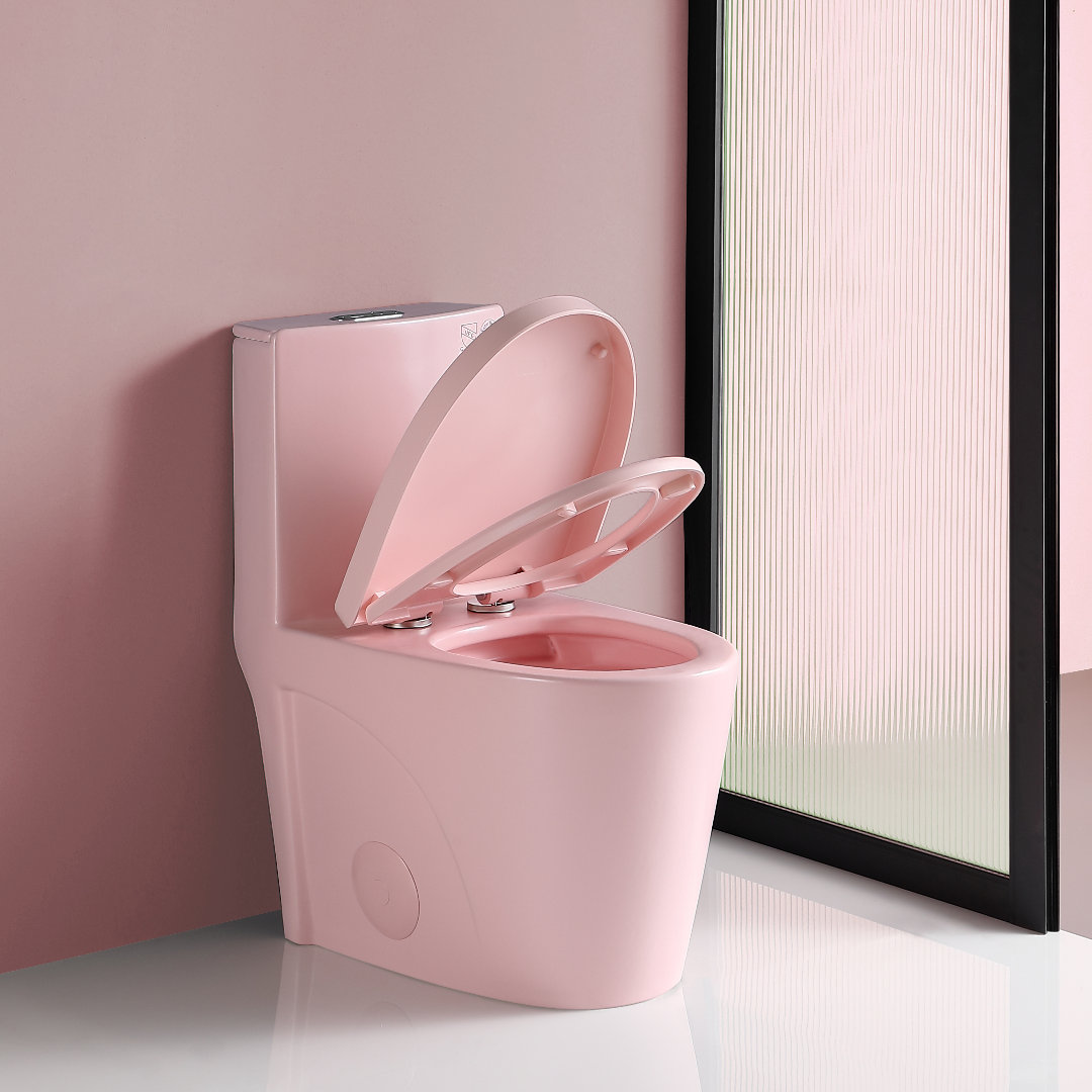 Abrahams GPF Elongated Floor Mounted Close Coupled Toilets | Wayfair