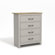17 Stories Limestone 4 - Drawer Chest of Drawers & Reviews | Wayfair.co.uk