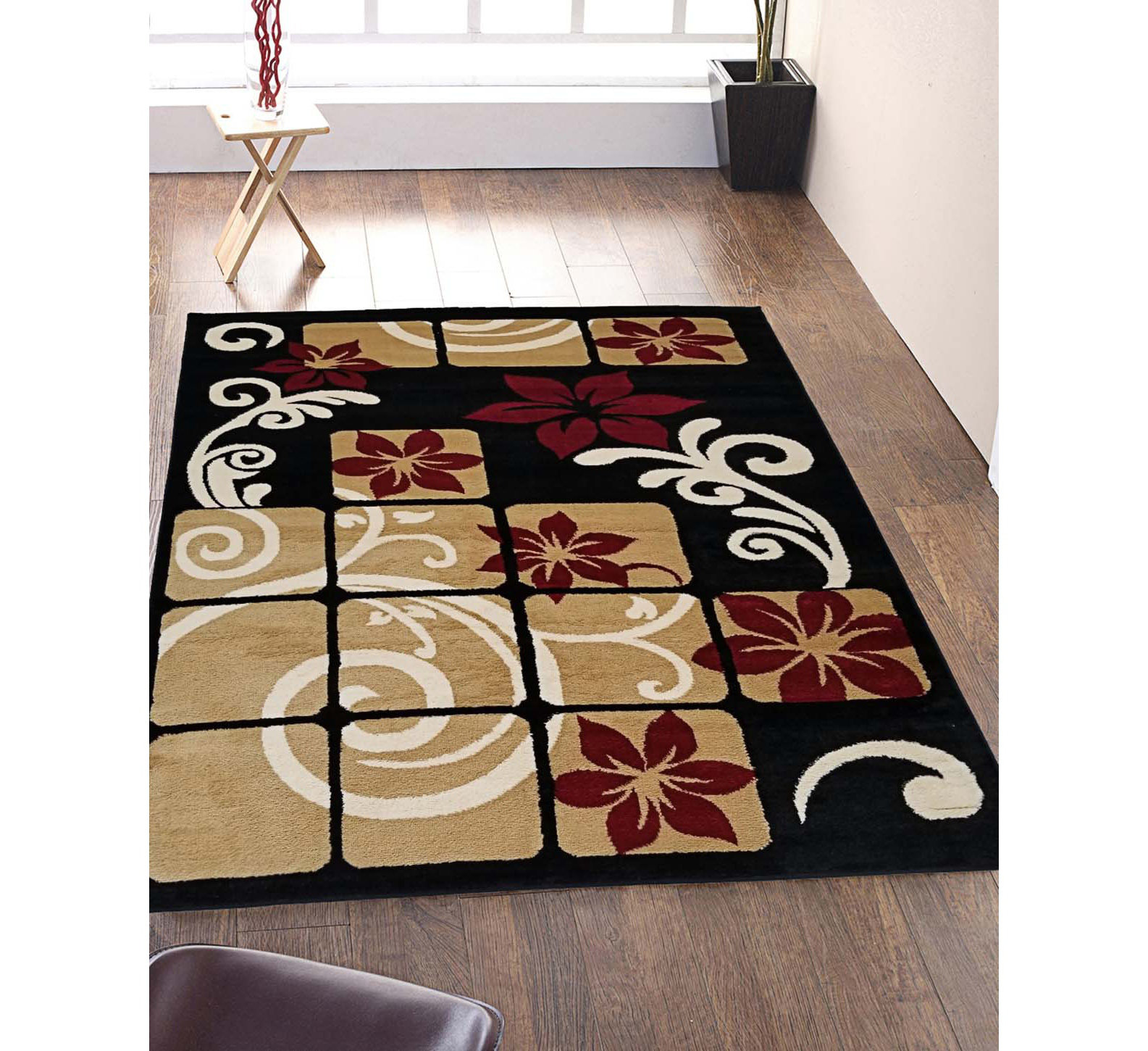 Lark Manor™ Large Area Rug, Floral Pattern Carpet | Wayfair