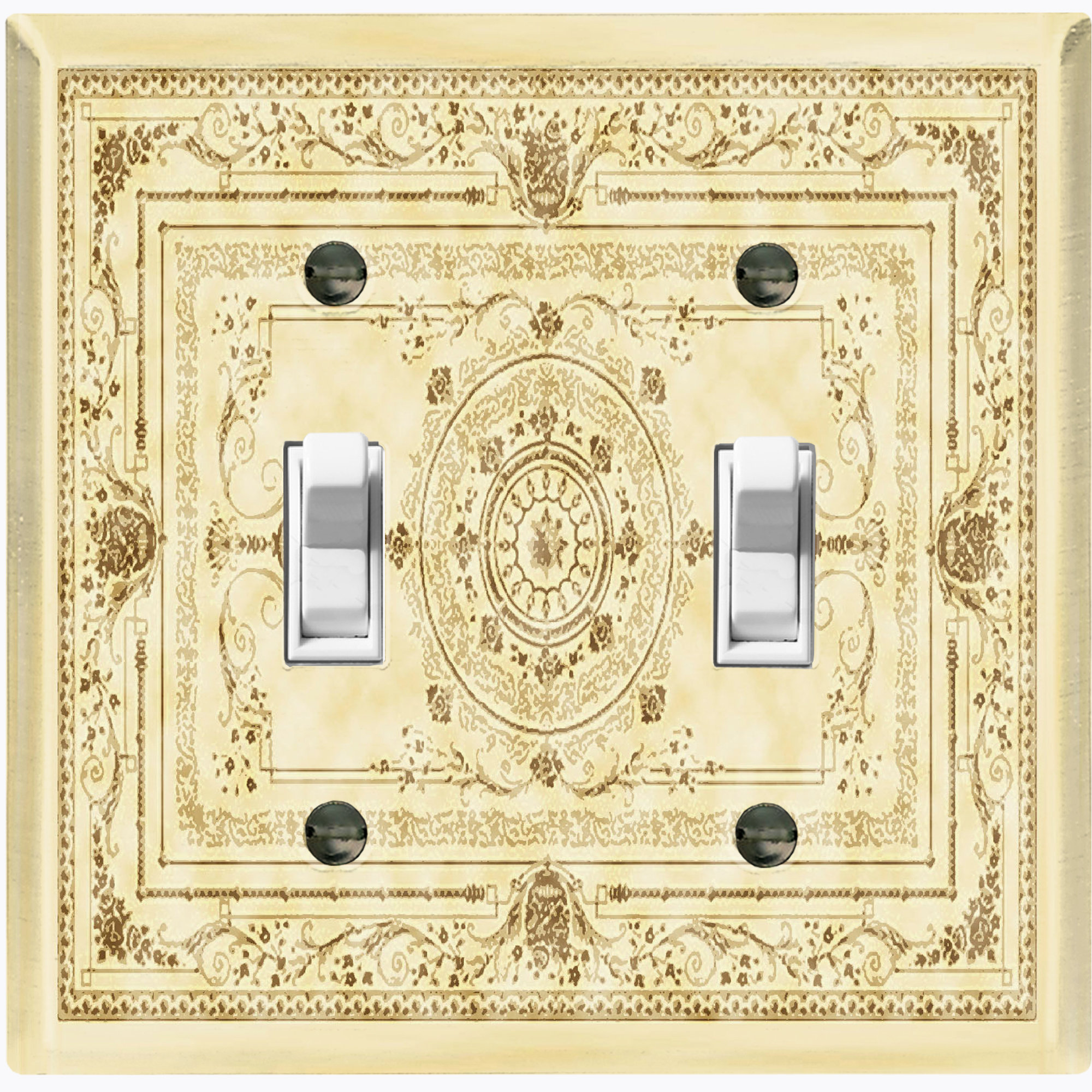 WorldAcc Elegant Beige Carpet Rug Print Nature Themed 2 - Gang Wall ...