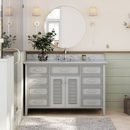 56 Inch Bathroom Vanity | Wayfair