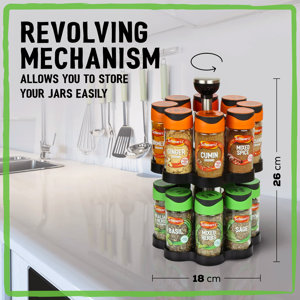 Belfry Kitchen Free-Standing 16-Jar Spice Rack | Wayfair.co.uk