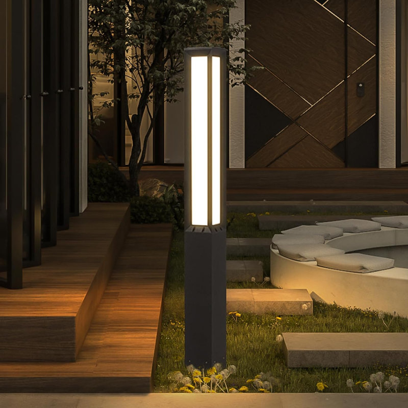 Co-t Modern Outdoor LED Landscape Bollard Lighting - IP54 Waterproof ...