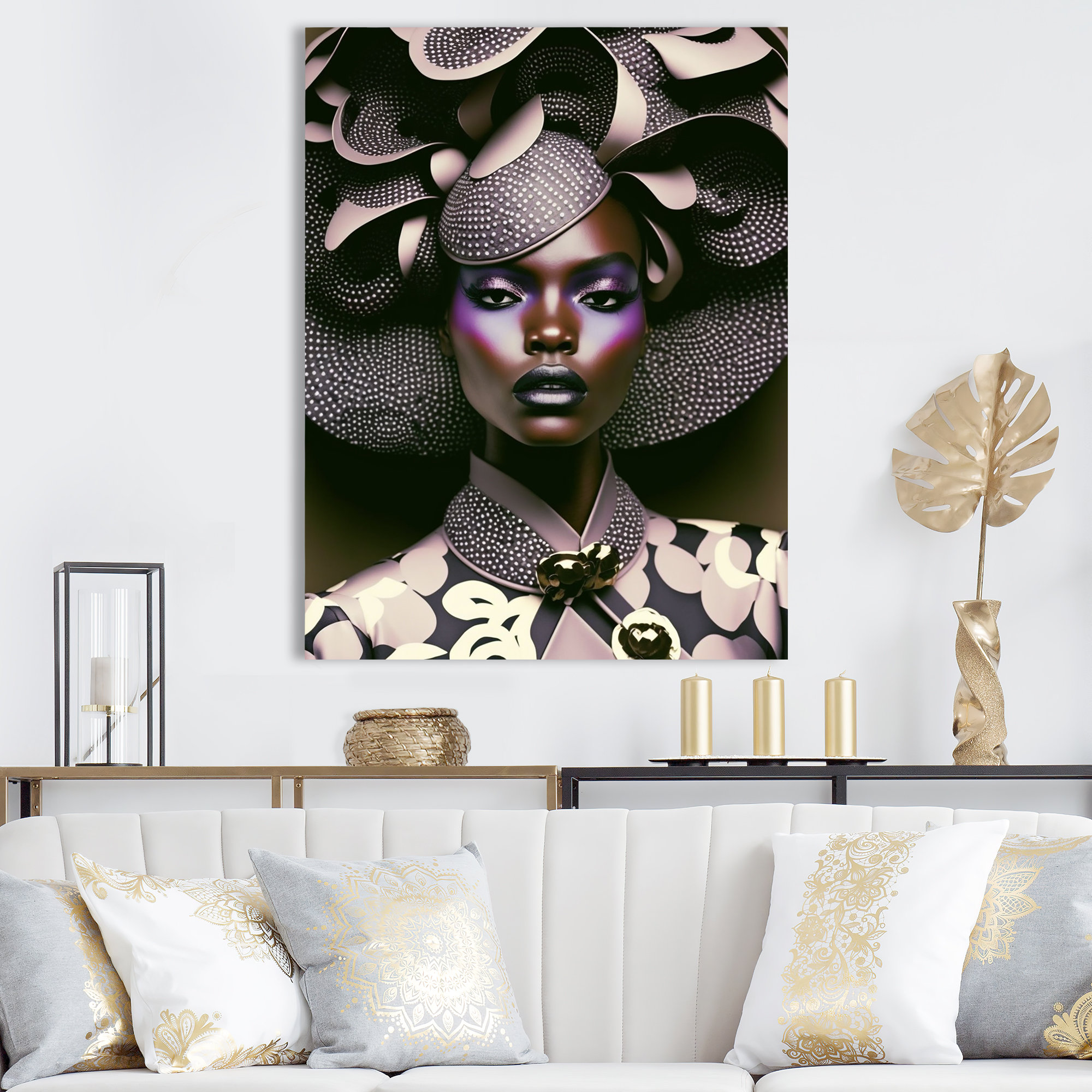 Langley Street® Classy Portrait of Elegant African Lady II - African ...