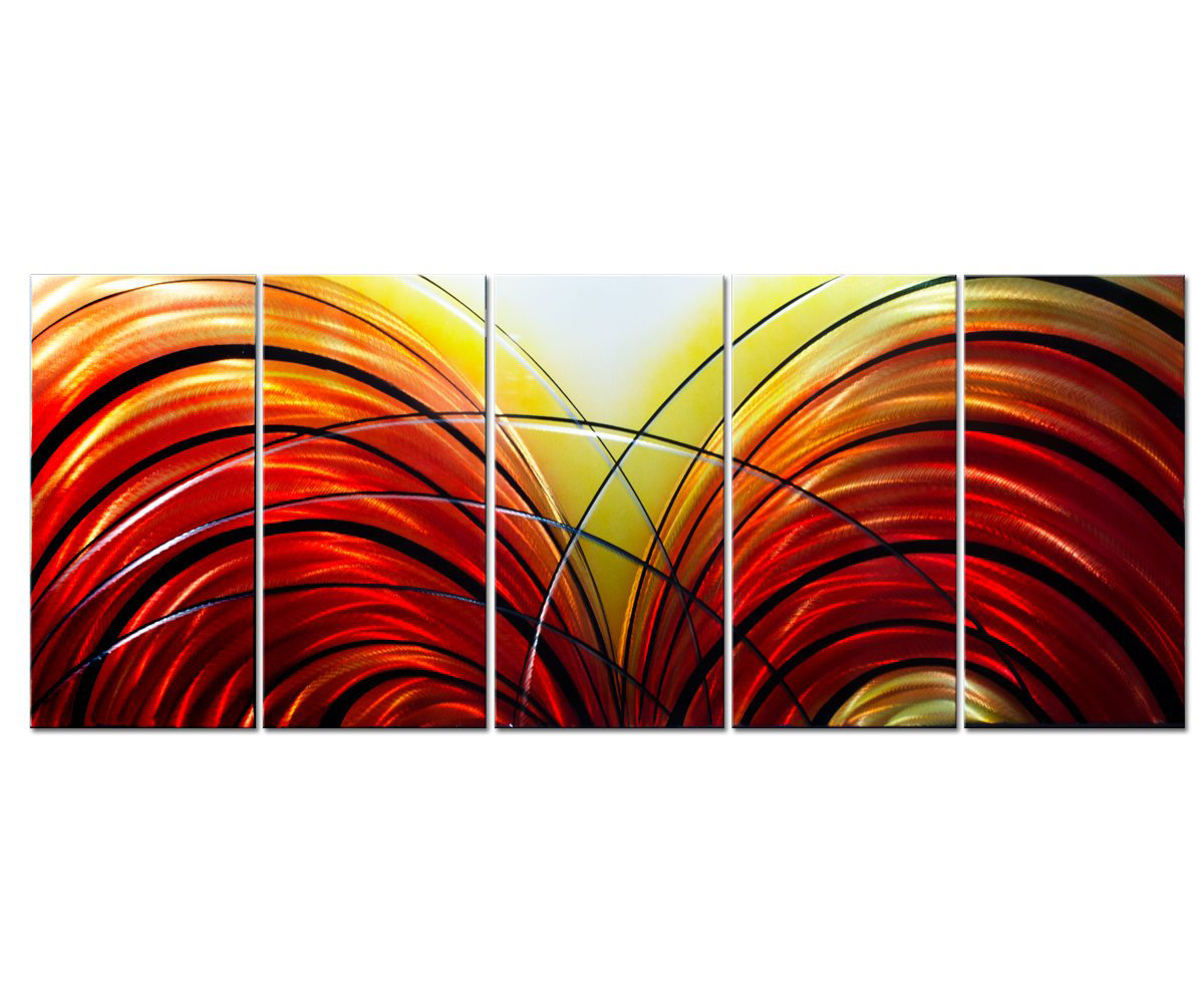 Metal Artscape Fahrenheit 451 5 Piece Graphic Art Plaque Set - Wayfair ...