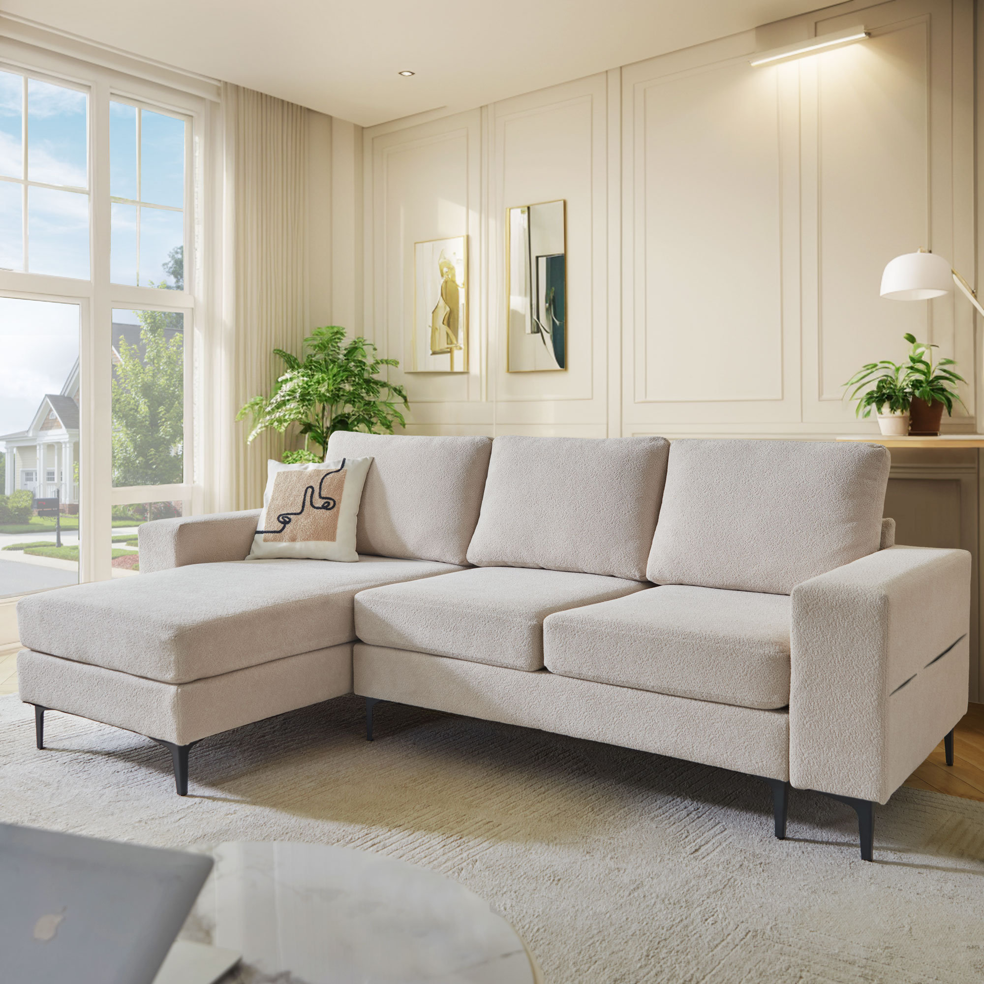 George Oliver Karit 2 - Piece Upholstered Sectional - Wayfair Canada