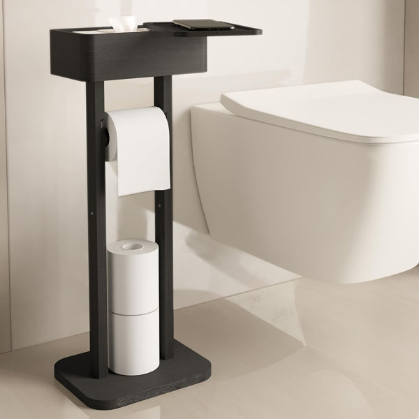 QIANXING Free Standing Toilet Paper Holder & Reviews | Wayfair