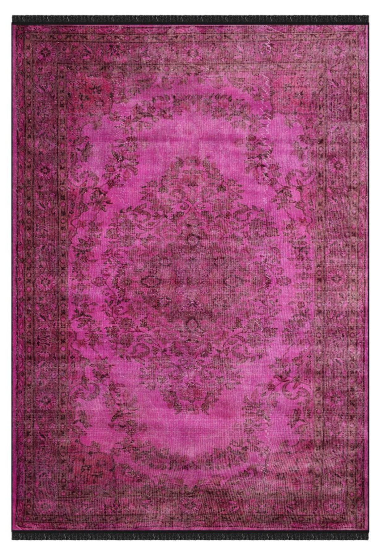 Rugpera Truex Fuchsia Color Oriental Design Carpet Machine Woven ...