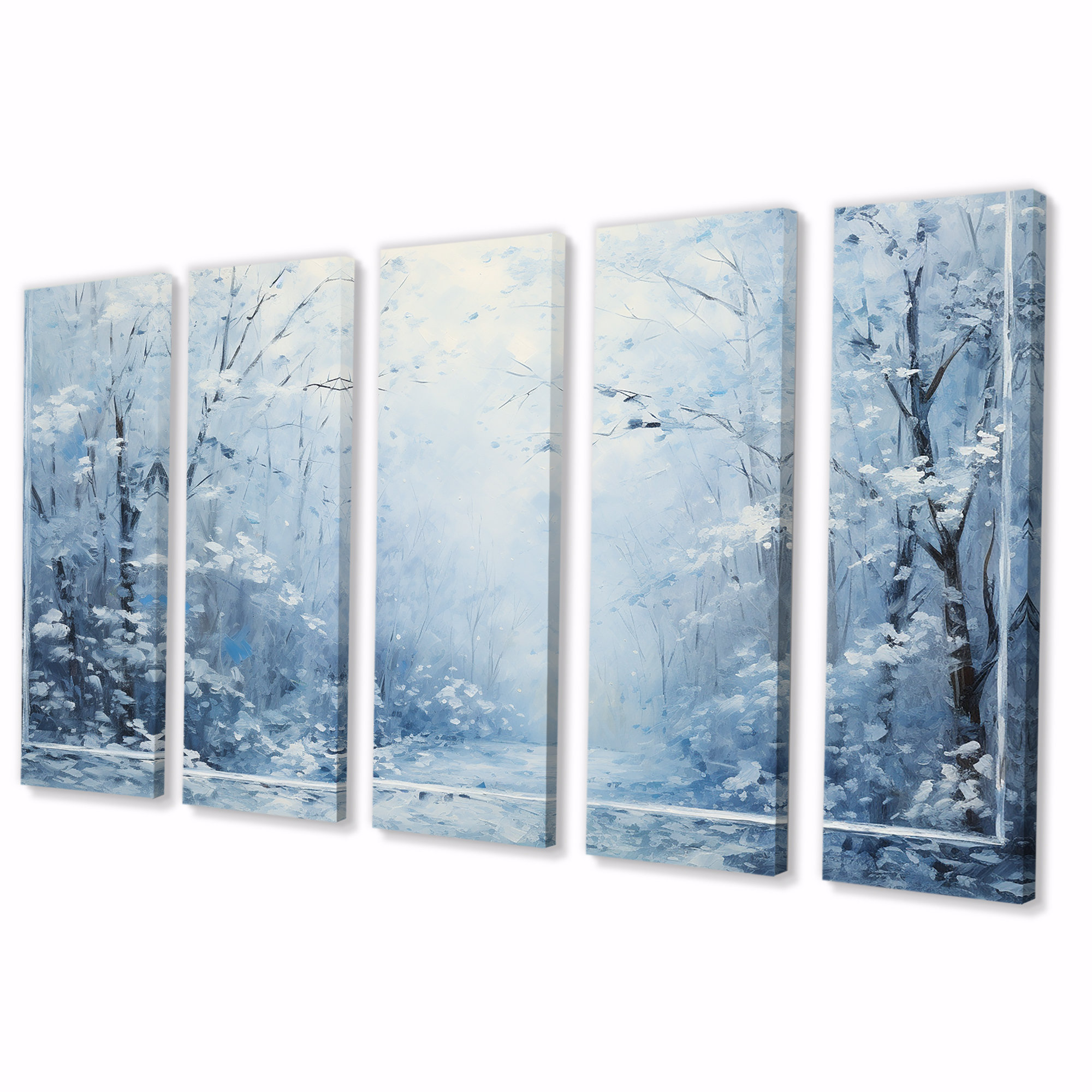 Millwood Pines Winter Landscape Snowfall Forest I - Winter Landscape 5 ...