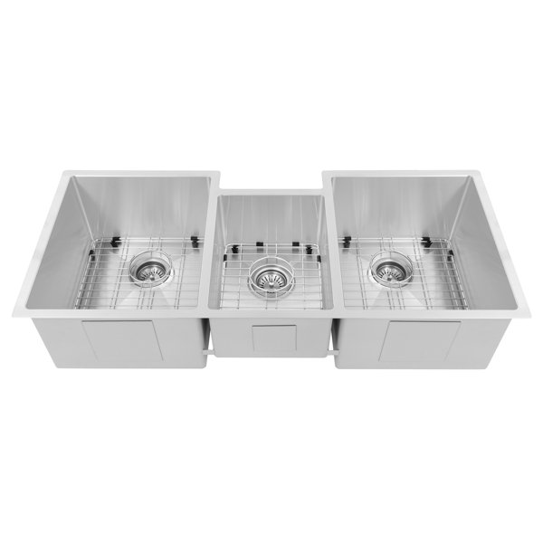 Triple Kitchen Sinks You'll Love | Wayfair