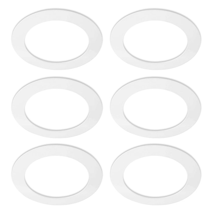 OHLECTRIC White Metal Goof Rings to cover uneven or damaged holes for 4 ...