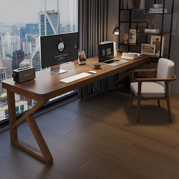 Fit and Touch 2 Solid Wood Desk And Chair Set Office Set with Chair ...