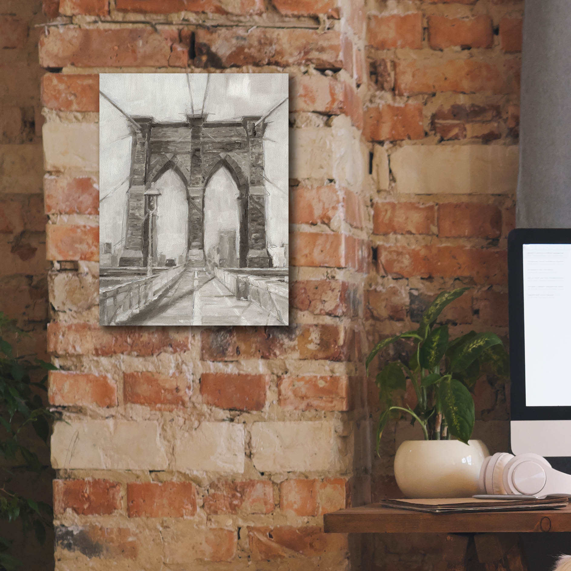Trent Austin Design® 'Bridge Crossing 1' by Ethan Harper Canvas Wall ...