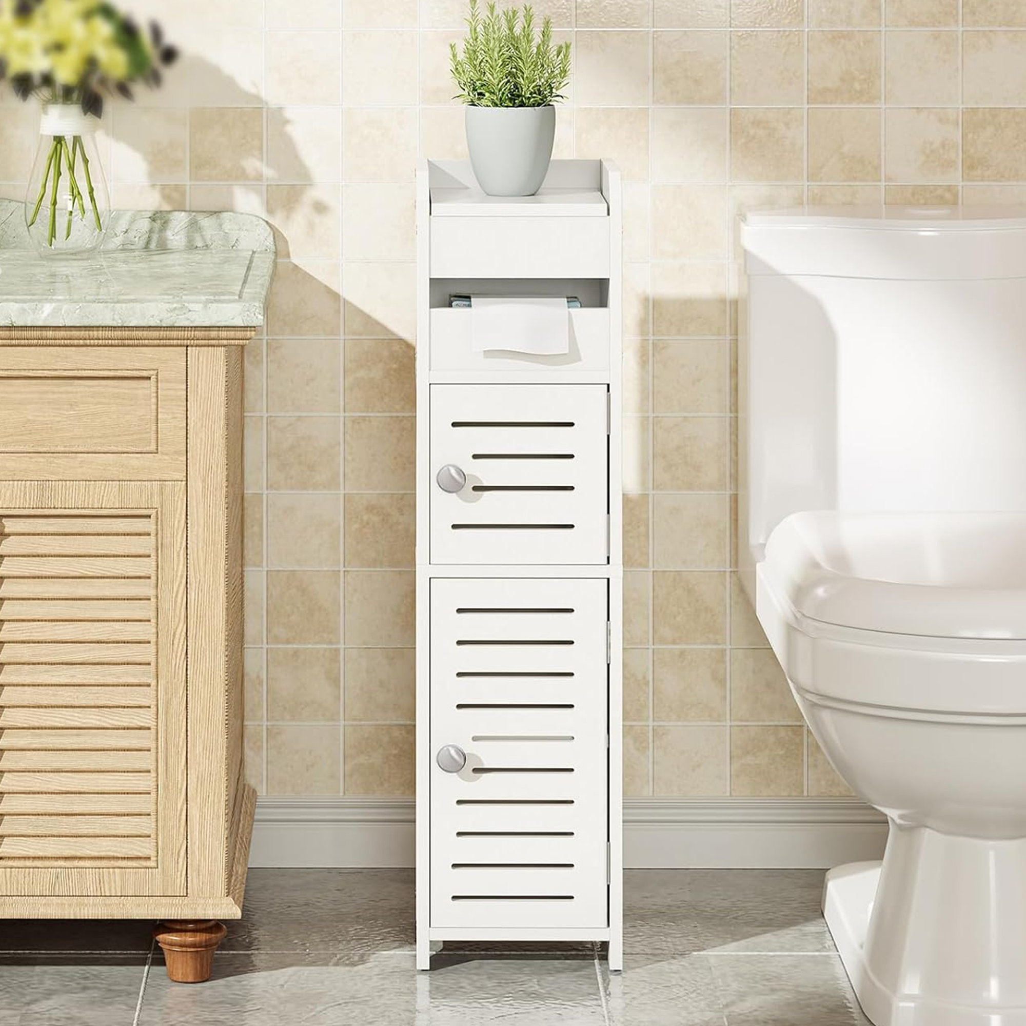 Lark Manor™ Petite armoire de rangement avec porte - Wayfair Canada