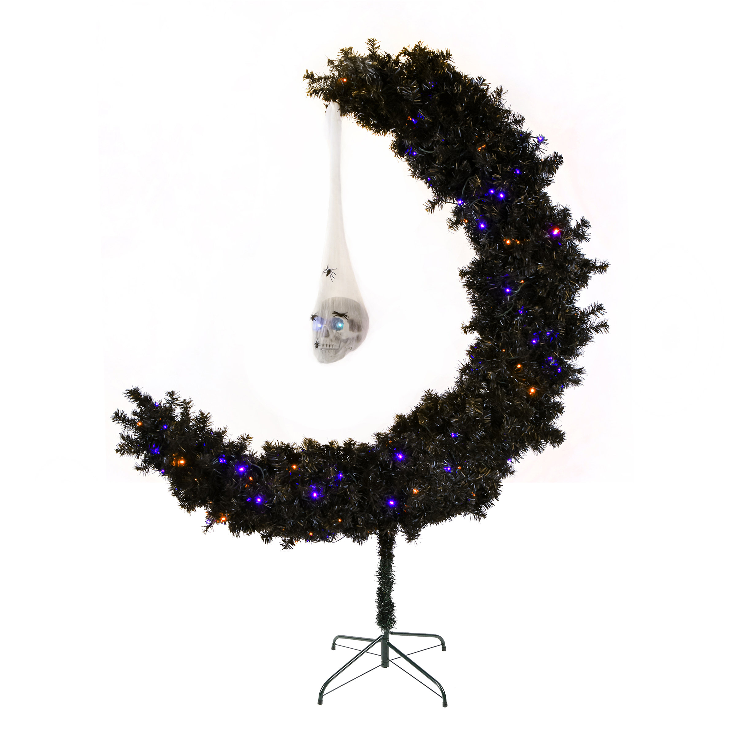 The Holiday Aisle® 6' Pre-Lit Halloween Tree Decoration | Wayfair