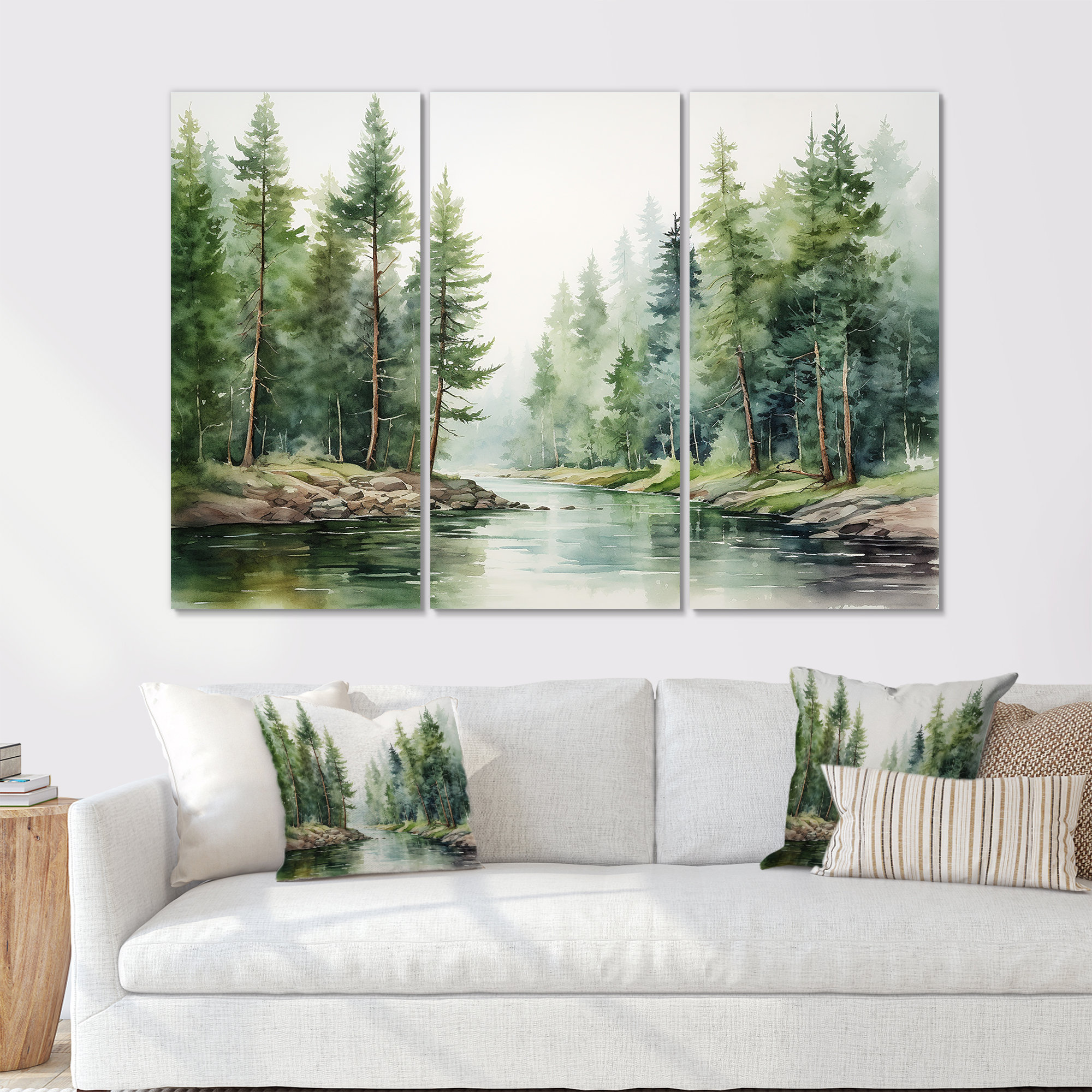 Millwood Pines River Forest Hidden Treasure Scenery I - River Decor ...