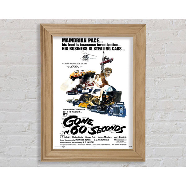 Bright Star Gone In 60 Seconds Poster - Single Picture Frame Print ...