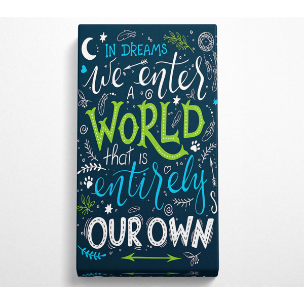 Happy Larry In Dreams We Enter a World | Wayfair.co.uk