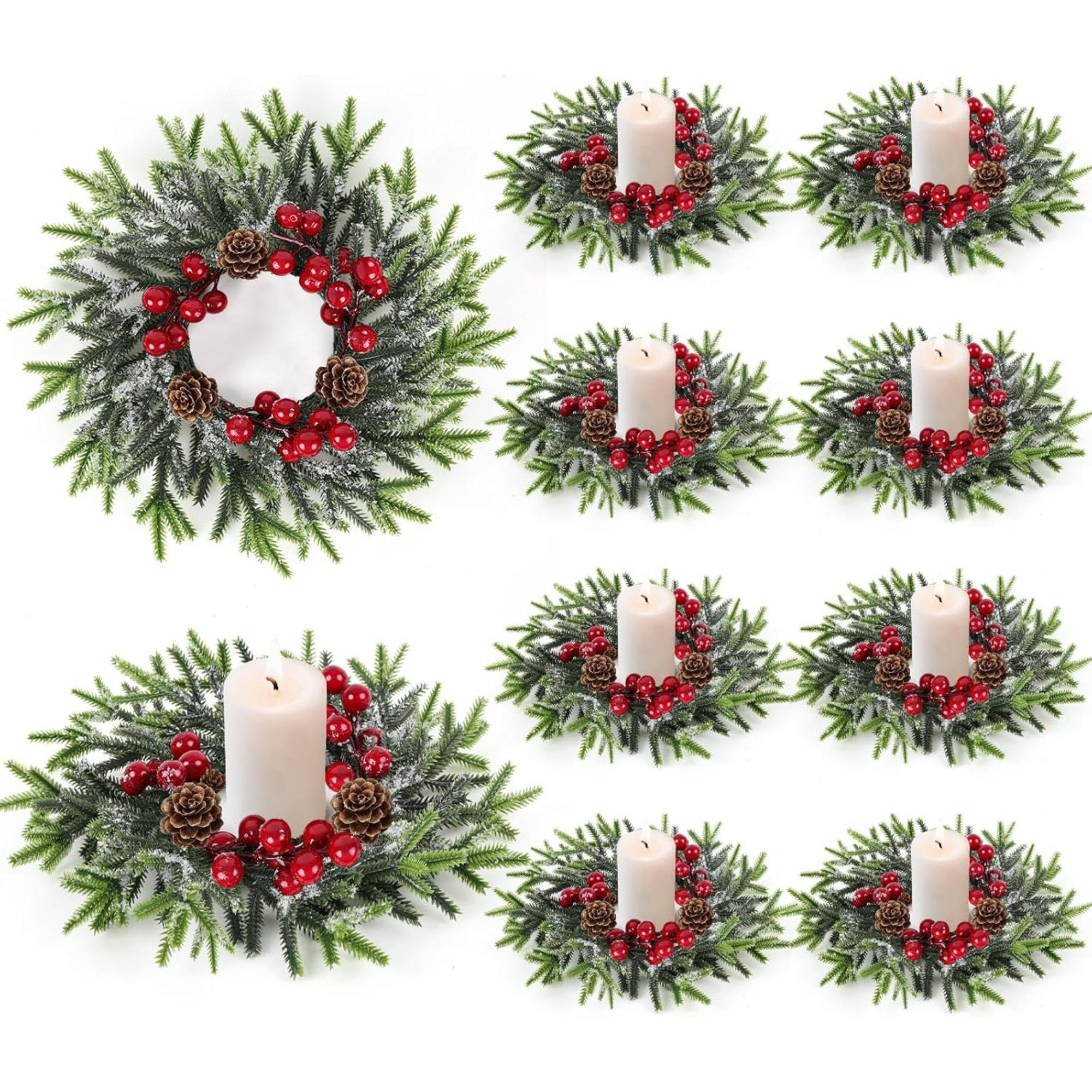Ophelia & Co. Mini Boxwood Candle Rings Wreaths Spring Summer Kitchen ...