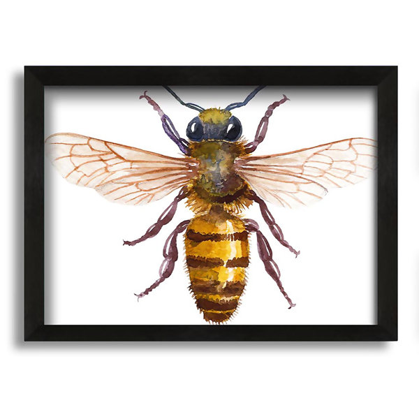 Bee Watercolour Wall Art | Wayfair.co.uk