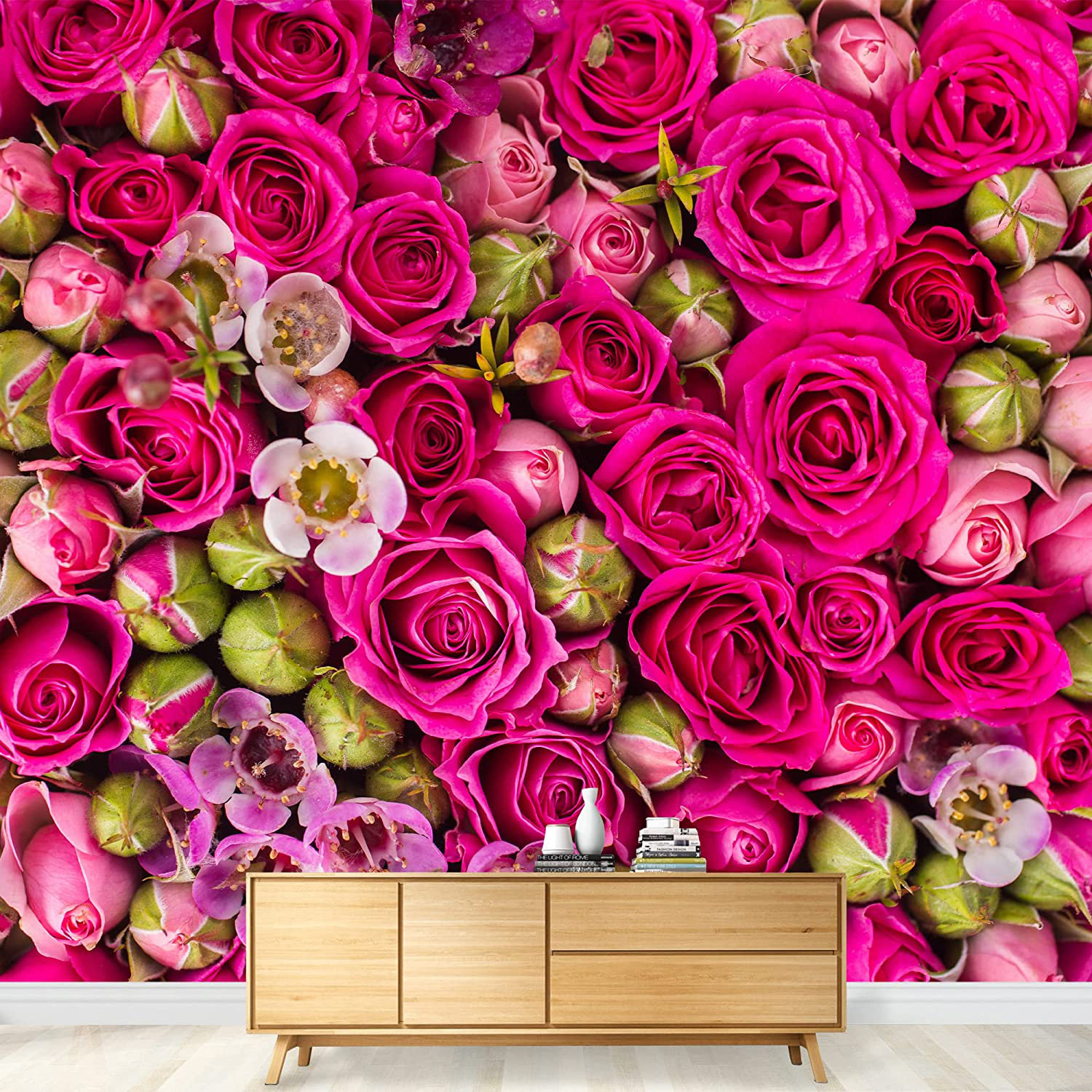 IDEA4WALL Elegant Rose Flower Floral M14 | Wayfair