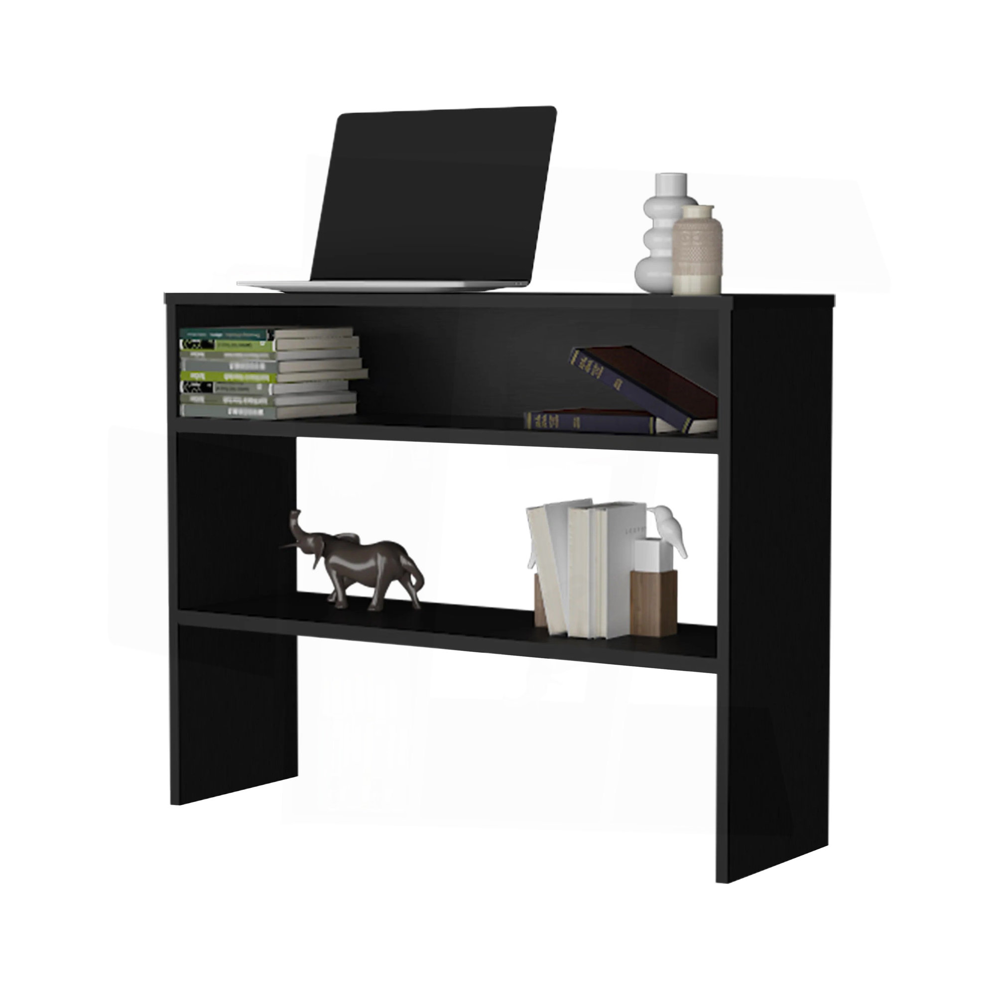 Hokku Designs Versatile Console Table With Open Storage And Modern ...