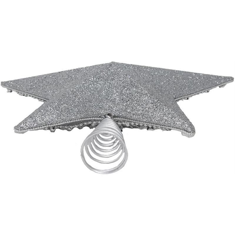 Kurt Adler Silver Star Treetop & Reviews | Wayfair