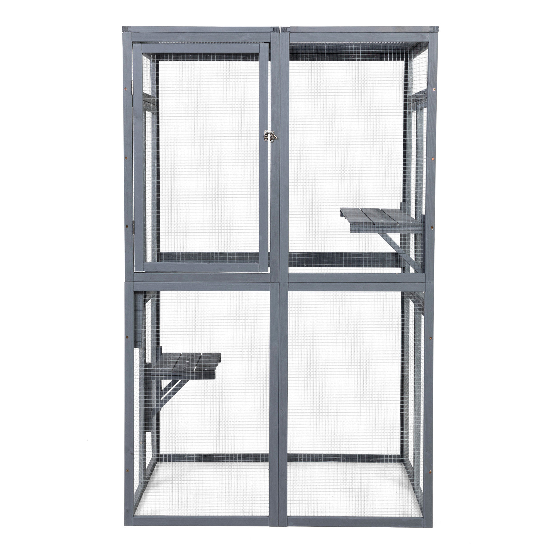 Ebern Designs Wooden Outdoor With Platforms, Sunshine Roof And Comfort ...