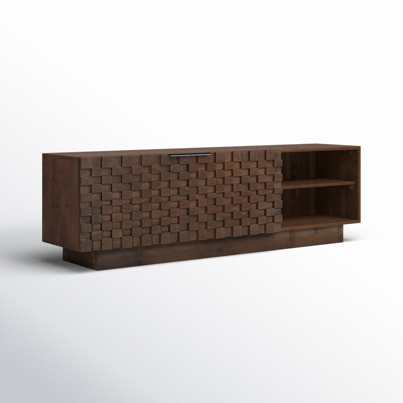 AllModern Givens 60" Carved Wood Media Cabinet | AllModern