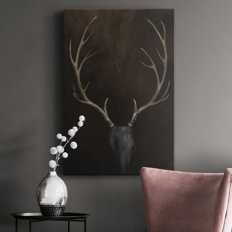 Millwood Pines Buck Premium Gallery Wrapped Canvas - Ready To Hang ...