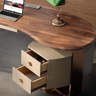 Orren Ellis Chivers Oval Desk Executive Desk & Reviews | Wayfair