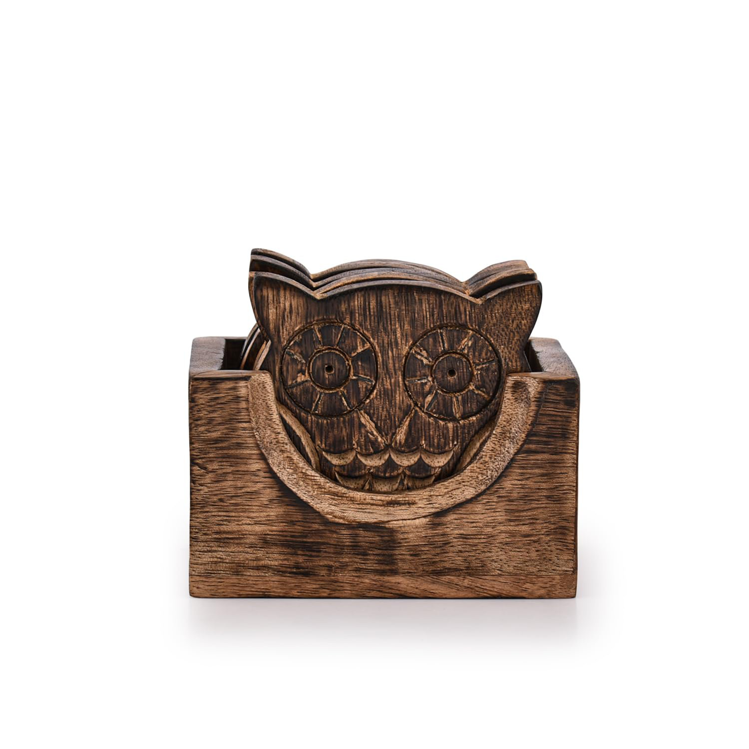 COOREL 6 Piece Coaster Set With Holder | Wayfair