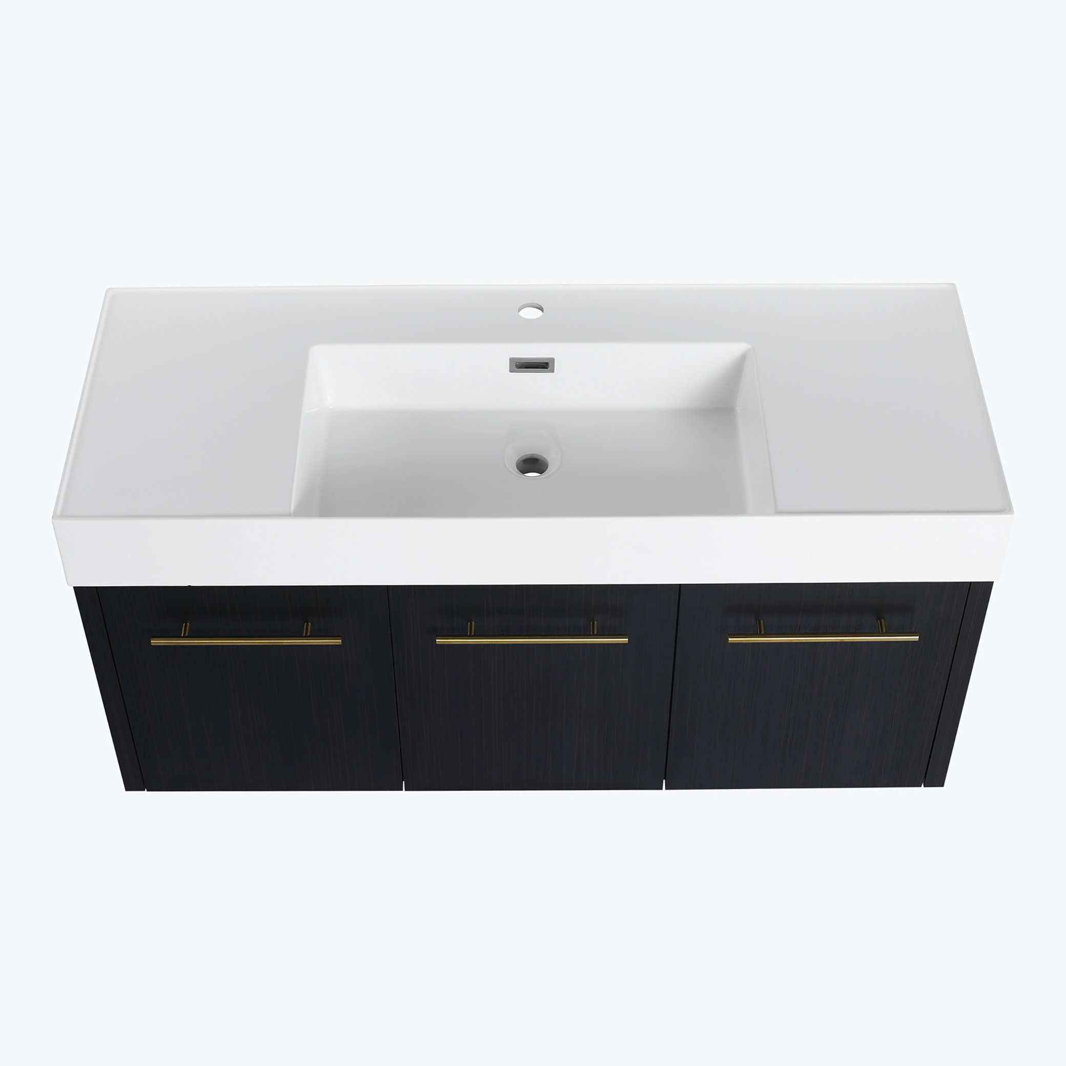 Mercer41 Meuble-lavabo simple 47,3 po avec plateau en résine Eurick - Wayfair Canada