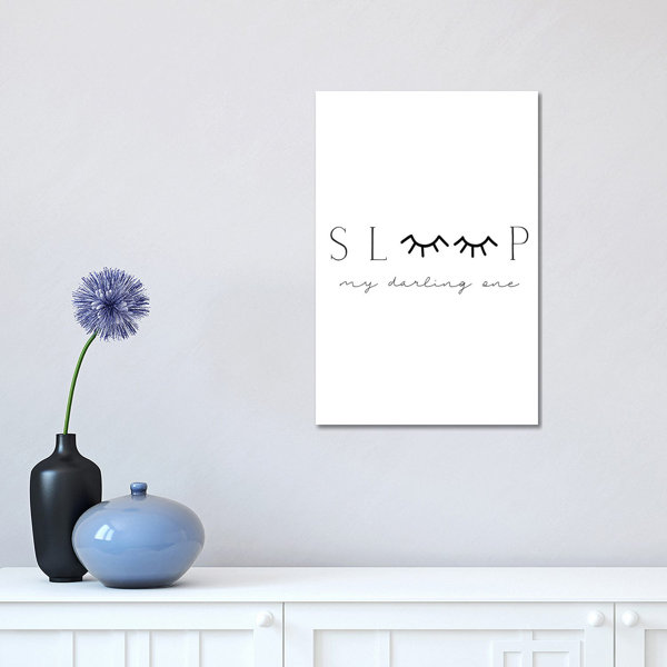 Happy Larry Sleep My Darling One - Print on Canvas | Wayfair.co.uk