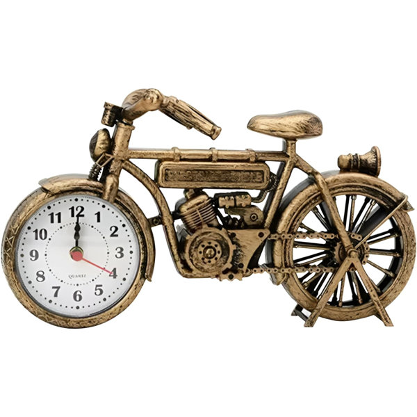 Borough Wharf Analog Quartz Movement / Crystal Alarm Tabletop Clock ...