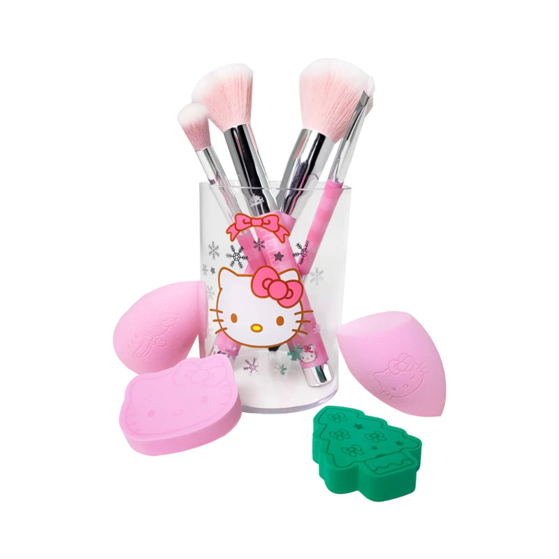 Mercer41 Hello Kitty Holiday Beauty Tools Bundle, Makeup Brush Holder ...